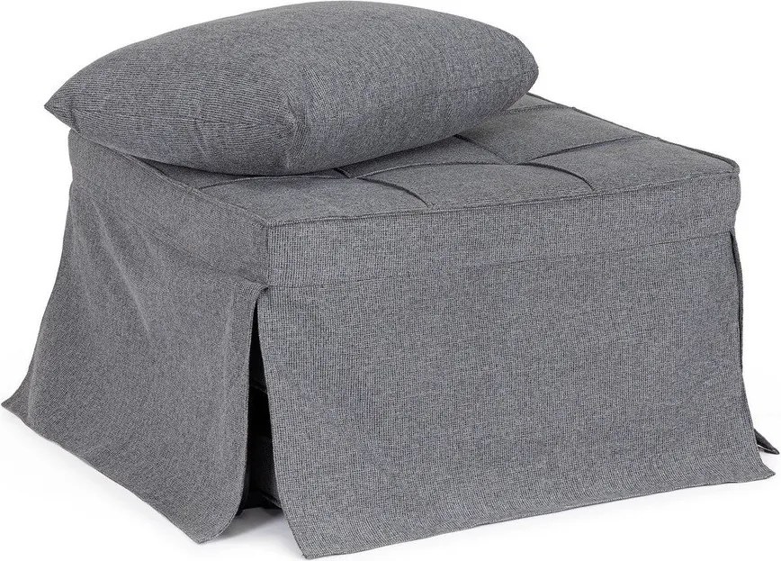 Šedý taburet Barney – Yes Everyday