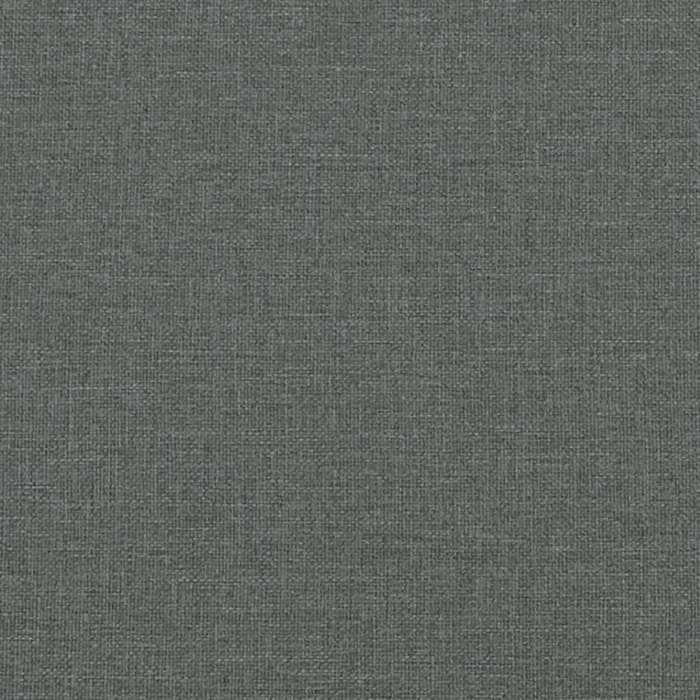 Postel s matrací tmavě šedá 90 x 200 cm textil,  3208507