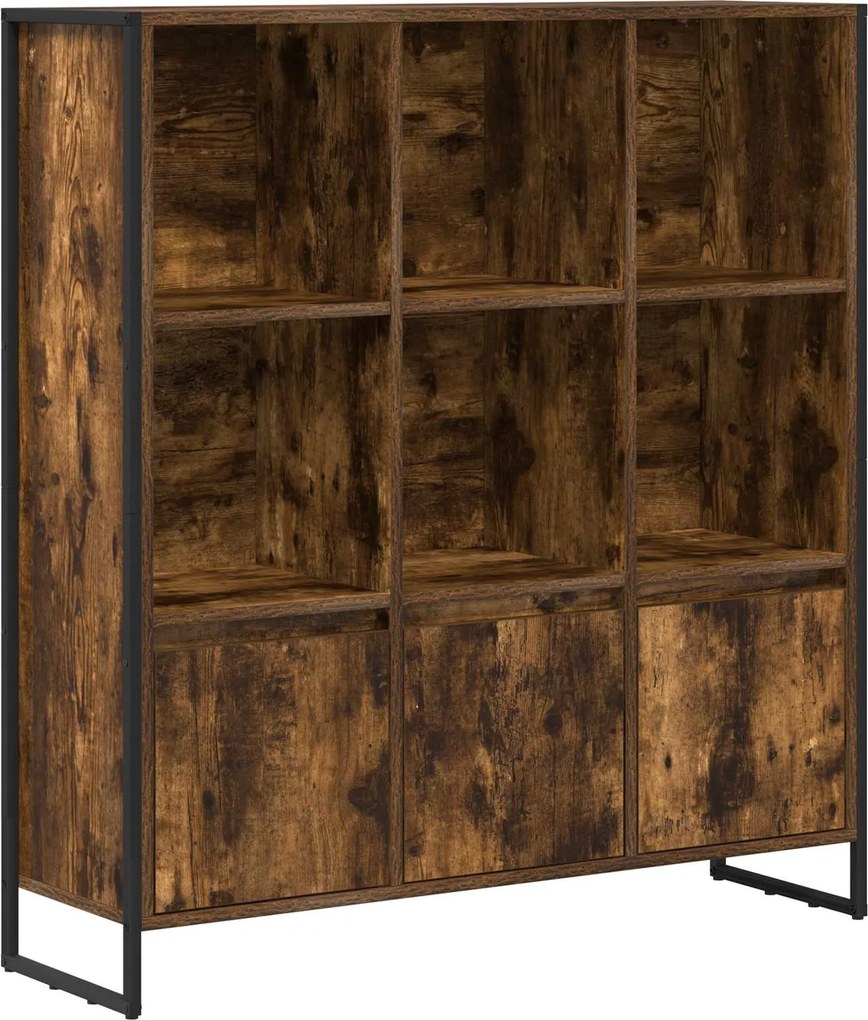 Knihovna 99,5 x 30 x 108 cm Kompozitní dřevo Kouřový dub 3403024