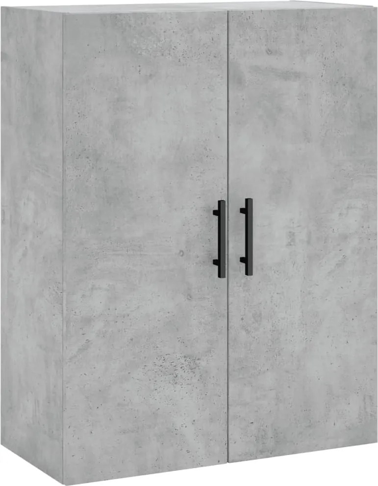 Skříň highboard betonově šedá 69,5x34x180 cm kompozitní dřevo 3198173