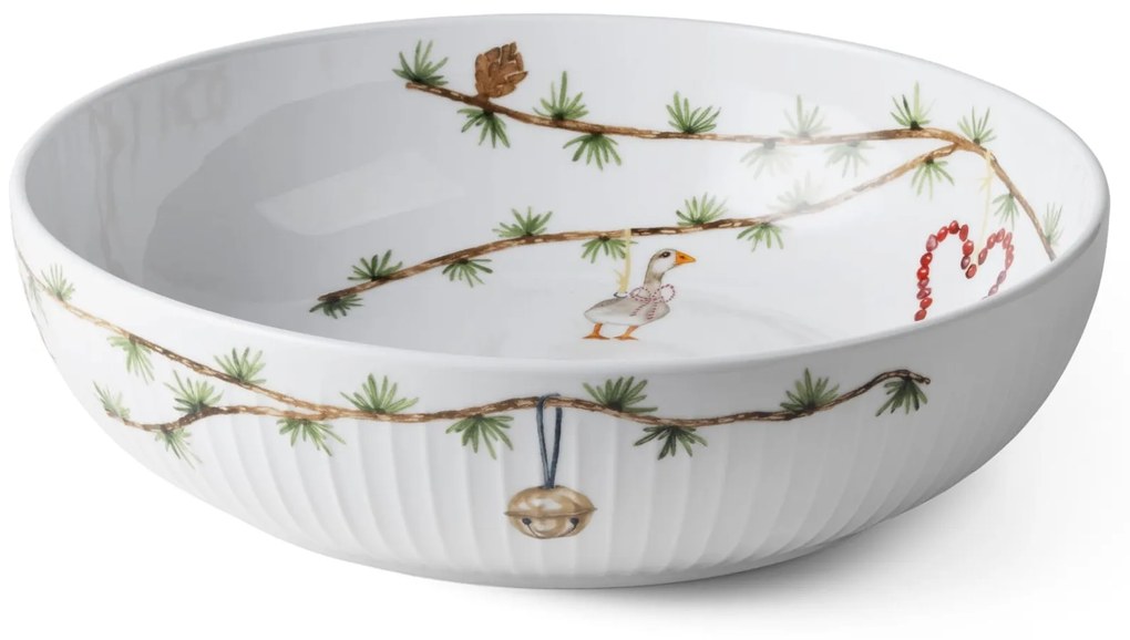 KÄHLER Porcelánová mísa Hammershøi Christmas 30 cm, multi barva, porcelán