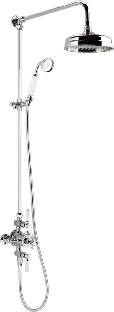 Sapho - Sprchový set s termostatem, průměr 20 cm, chrom KI139