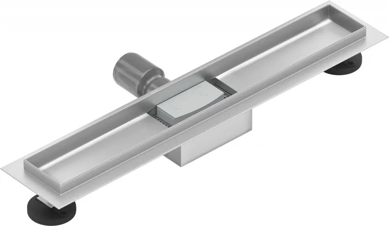 Mexen Flat nerezový sprchový žlab 50 cm - tělo žlabu bez krytu, 1015050