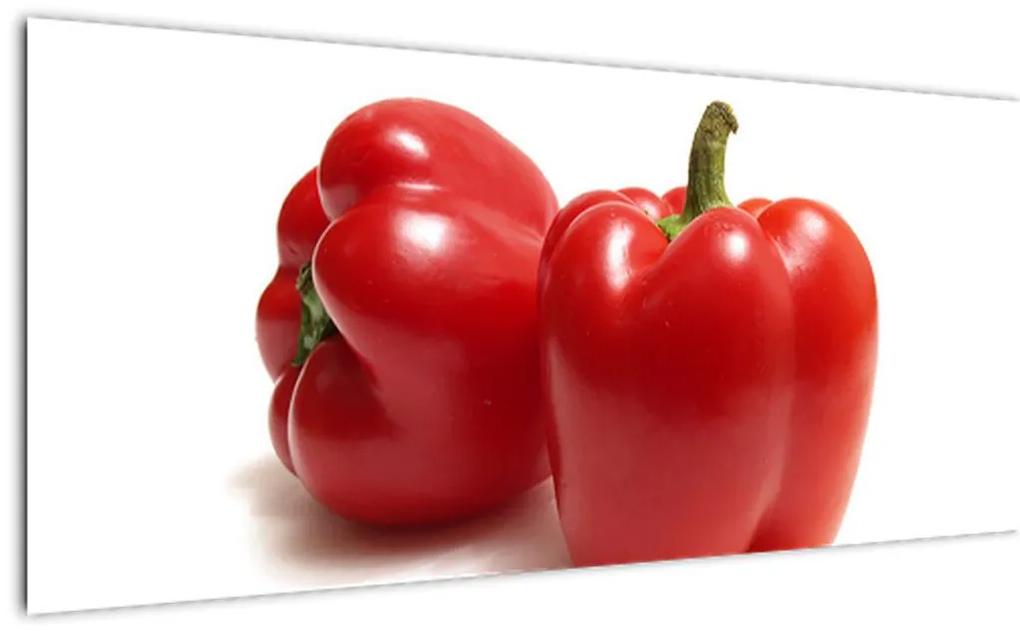 Paprika červená, obraz (100x40cm)
