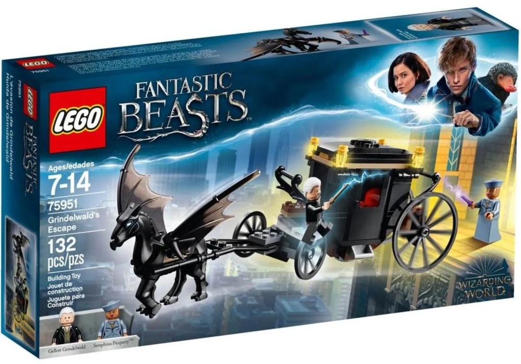 Stavebnice lego fantastická zvířata 75951 grindelwaldův útěk