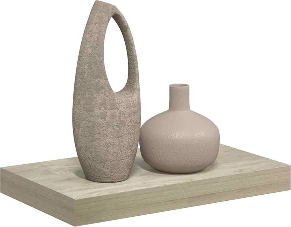 Plovoucí nástěnná police dub 40 x 23,5 x 3,8 cm MDF 323868
