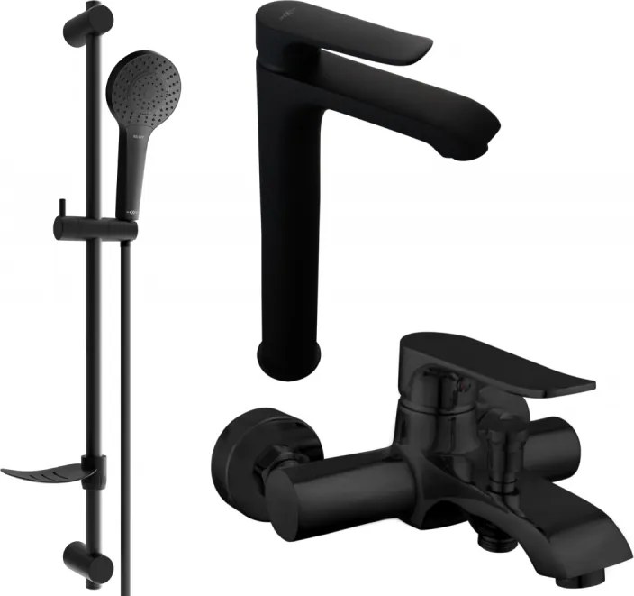 Mexen Pecos DF05 vana set, černý - 72713DF05-70