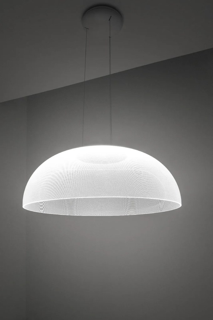 Stilnovo 8892 Demì, designové závěsné svítidlo, 33W LED 3000K stmívatelné phase-cut, prům. 70cm