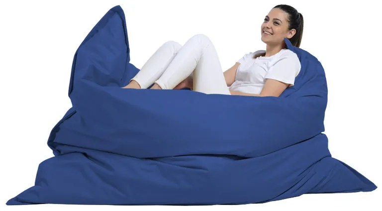 Atelier del Sofa Zahradní sedací vak Giant Cushion 140x180 - Blue, Modrá