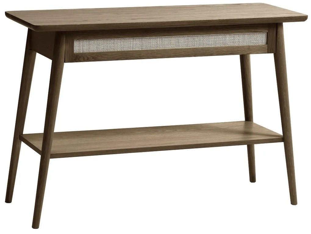 Designová konzole Tallys 110 cm kouřový dub