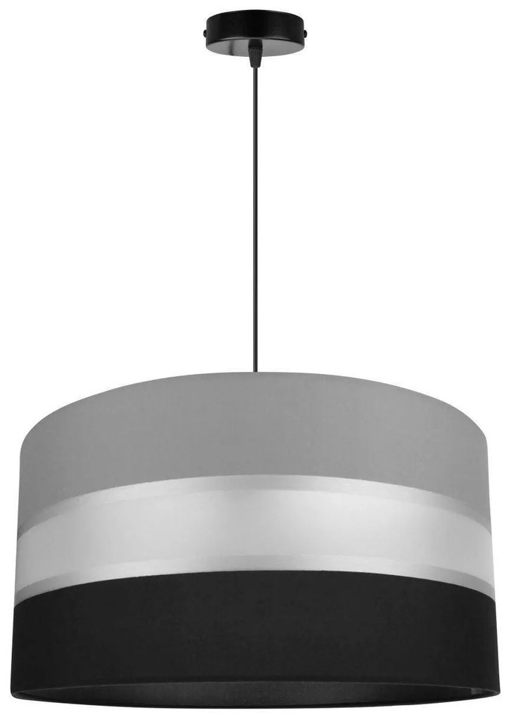 Závěsné svítidlo Elegance, 1x textilní stínítko (výběr ze 3 barev - kombinace 2 barev), (výběr ze 3 barev konstrukce), (fi 40cm)