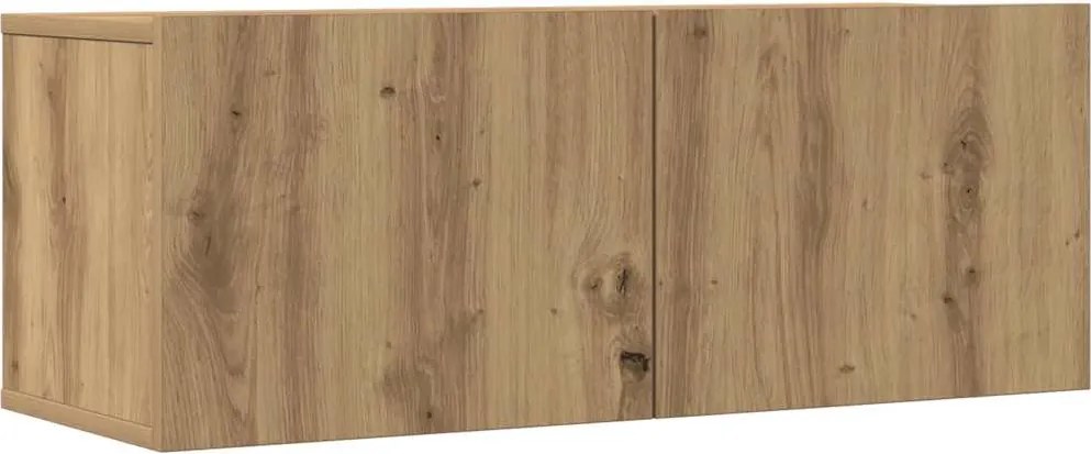 Sada 5 kusů nástěnné TV skříňka dub artisan kompozitní dřevo 3329200