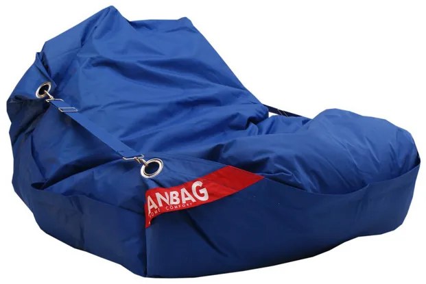 BeanBag Sedací pytel 189x140 comfort s popruhy dark blue