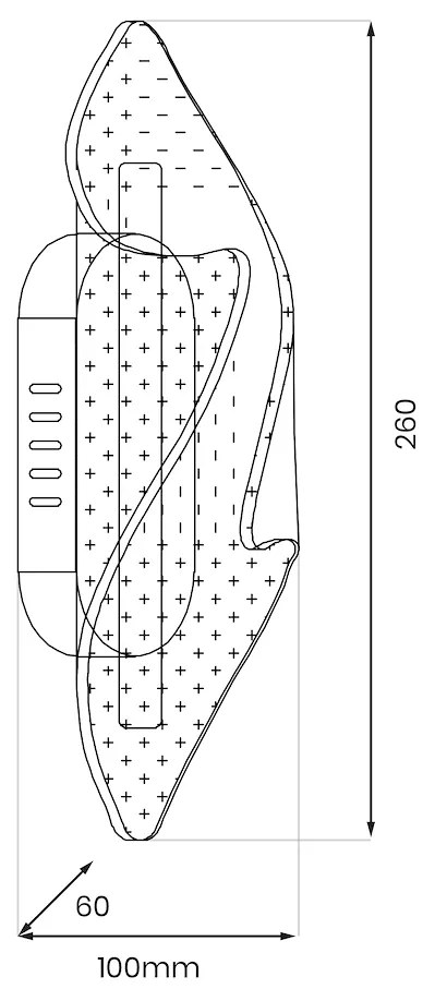 Nástěnné LED svítidlo Largo, 1x LED 8w, 4000k, g