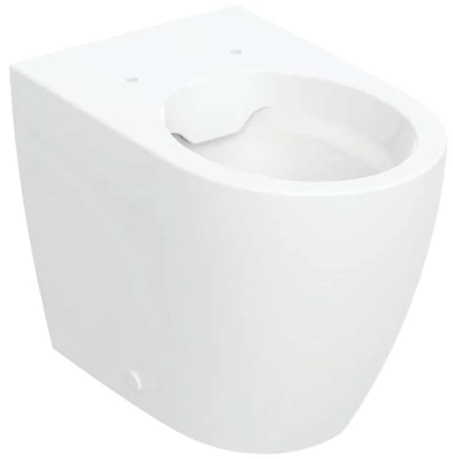 Geberit iCon - Stojící WC, vodorovný odpad, Rimfree, KeraTect, bílá 502.382.00.8
