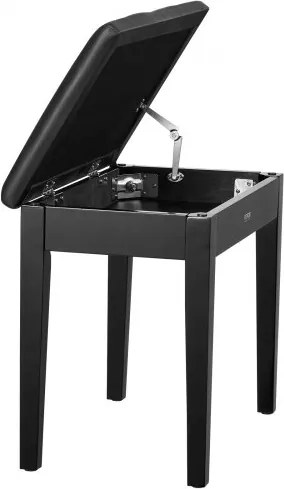 Piano Keyboard Úložný prostor na lavici Polstrované sedátko Dřevěná toaletní stolek