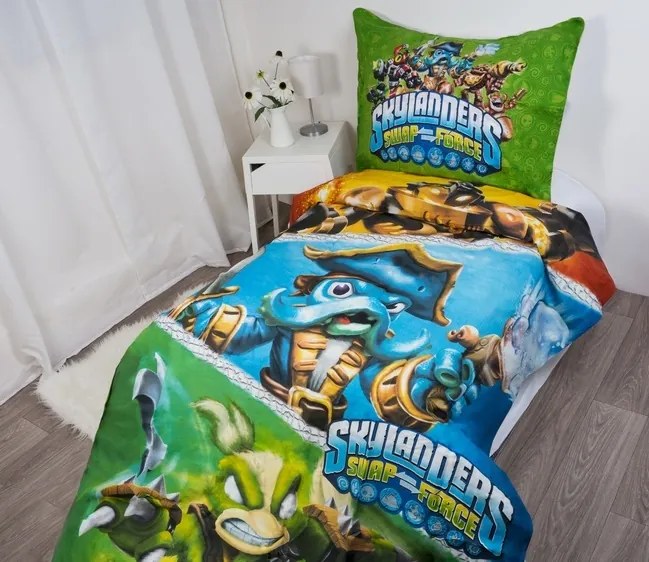 HALANTEX Povlečení SKYLANDERS 0025BL 140x200/90x70 cm