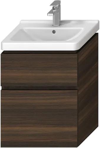 Koupelnová skříňka pod umyvadlo Jika Cubito 54x32,2x68,3 cm borovice tmavá  H40J4224024611 | BIANO