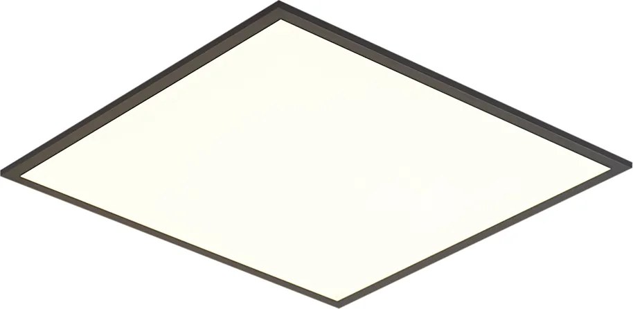 LED panel černý čtvercový vč. LED 3-krokové stmívání - Reeves