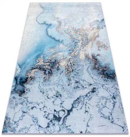 Dywany Luszczow Kusový koberec ANDRE pratelný Mramor 2248 protiskluz, modrý Rozměr koberce: 160 x 220 cm