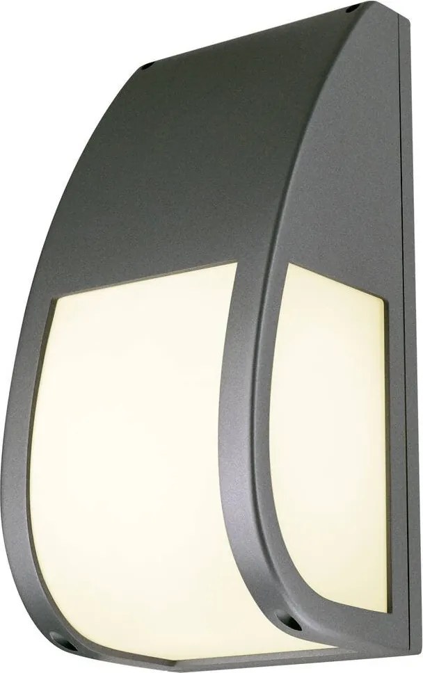 LA 227176 Venkovní svítidlo KERAS úsporka nástěnná antracit 230V E27 24W - BIG WHITE (SLV)