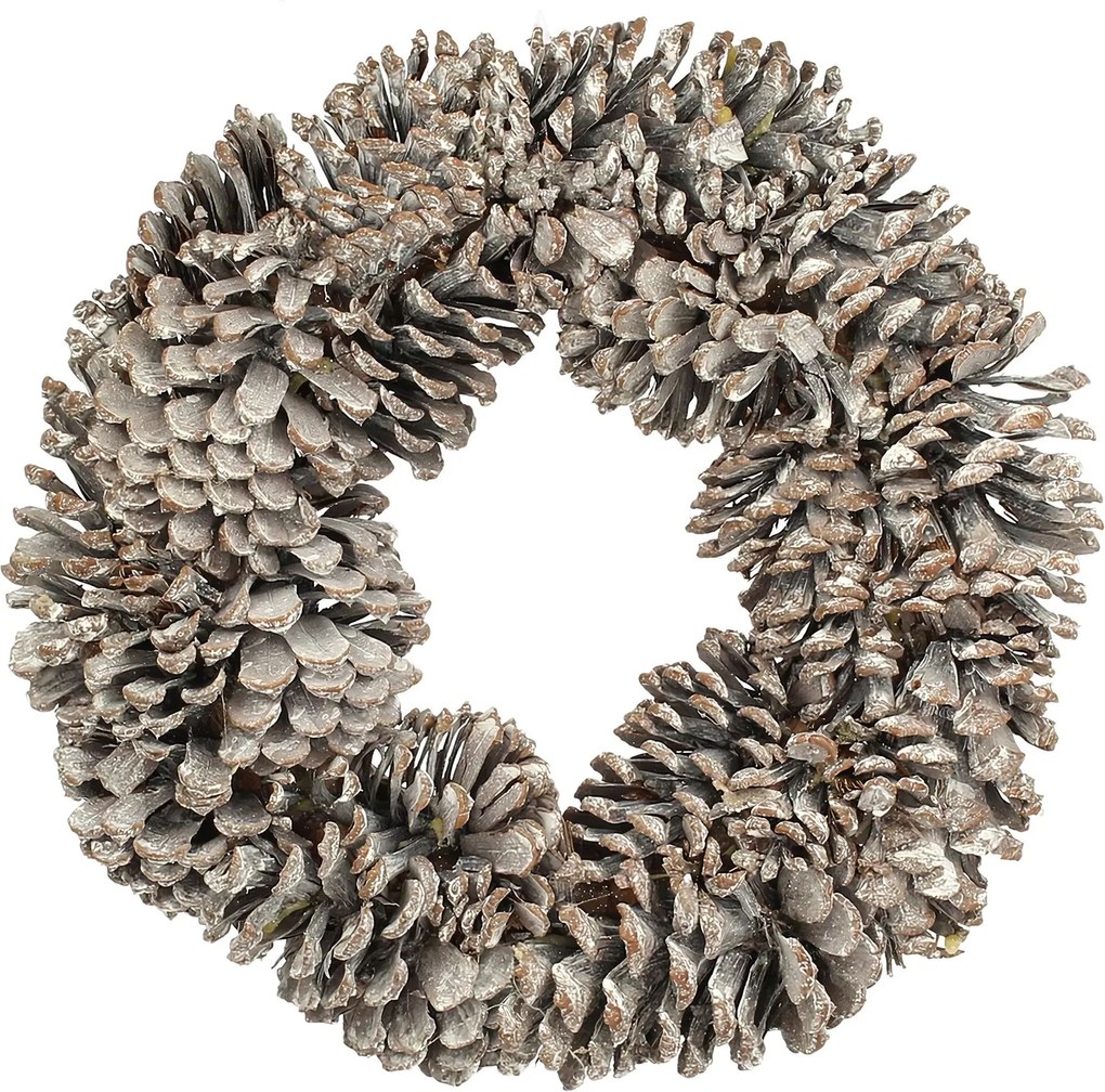 Věnec Winter Cone ⌀30cm natural