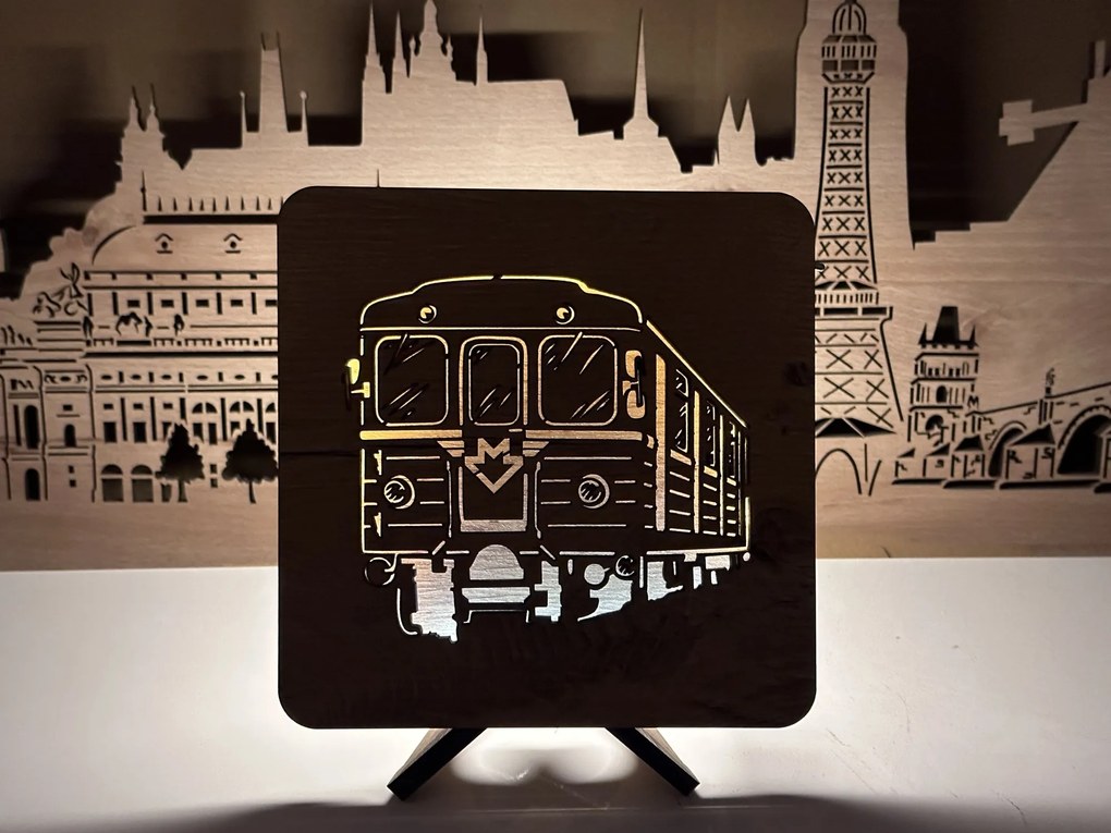 Li-Go "Metro" lampa 19x19cm provedení povrchu: jedle