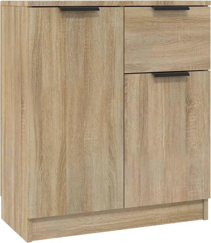 Příborníky 2 ks dub sonoma 60 x 30 x 70 cm kompozitní dřevo 3115814