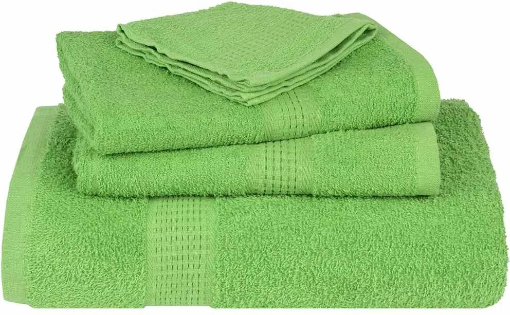Ručníky pro hosty FROGN 4 ks jablečně zelené 30x50 cm 360 g/m² 137020