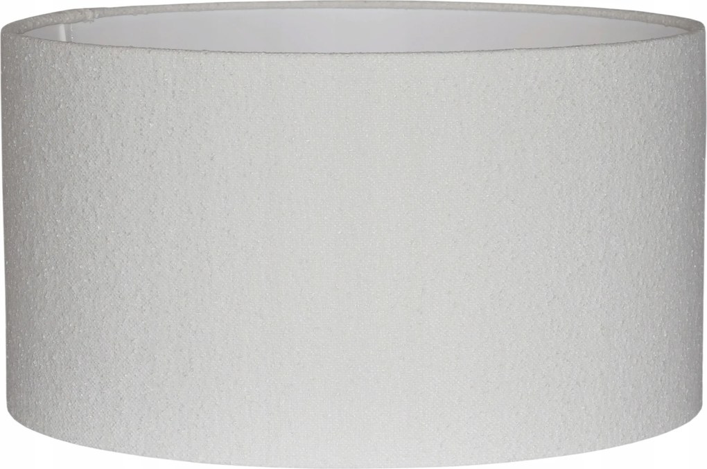 Stínidlo pro stojací lampu Závěsný válec 35/20 cm E27 Bílý Boucle Venosa