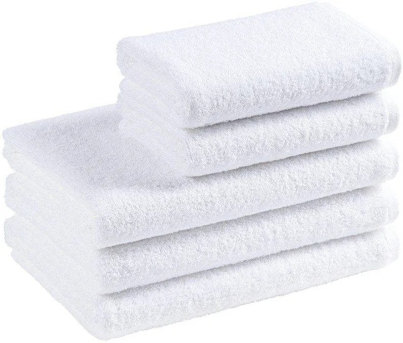 Škodák Hotelový froté ručník / osuška bez bordury vzor 001 Bílý - Ručník 50 x 100 cm