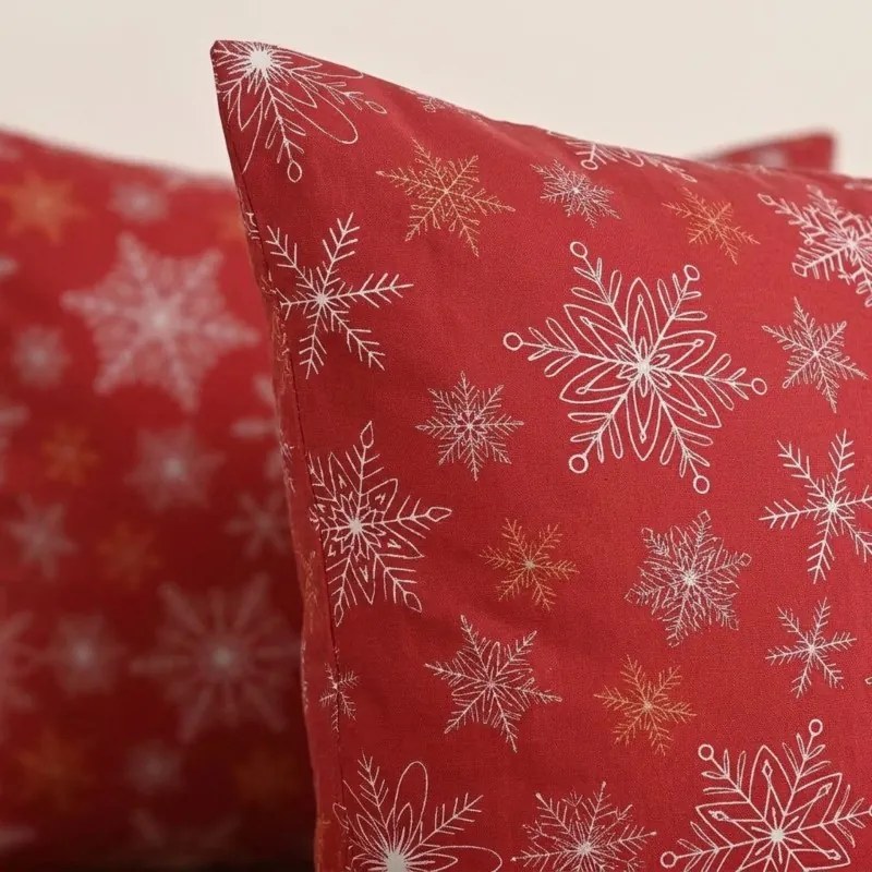 Vánoční povlečení Aurelia červené EMI, Standardní set jednolůžko obsahuje 1x 140x200 + 1x 70x90