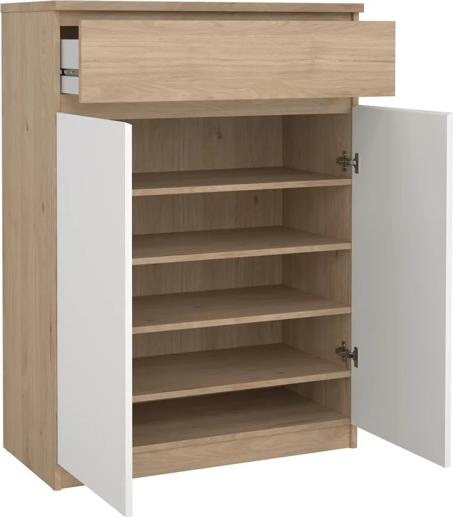 FALCO Botník Simplicity 209 jackson hickory/bílá