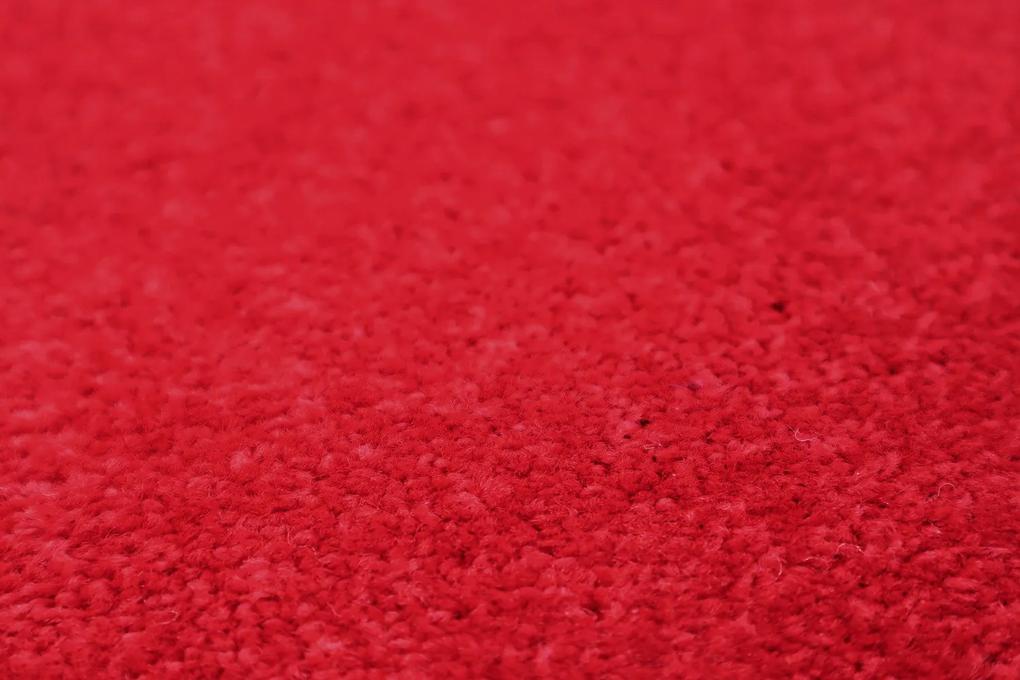 Vopi koberce Kusový koberec Eton červený 15 kruh - 400x400 (průměr) kruh cm