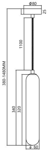 Lustr na lanku PAX 1xG9/9W/230V zlatá