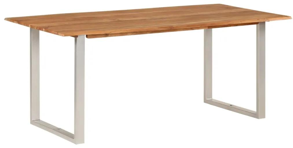 Jídelní stůl 180 x 90 x 76 cm masivní akáciové dřevo,  286476