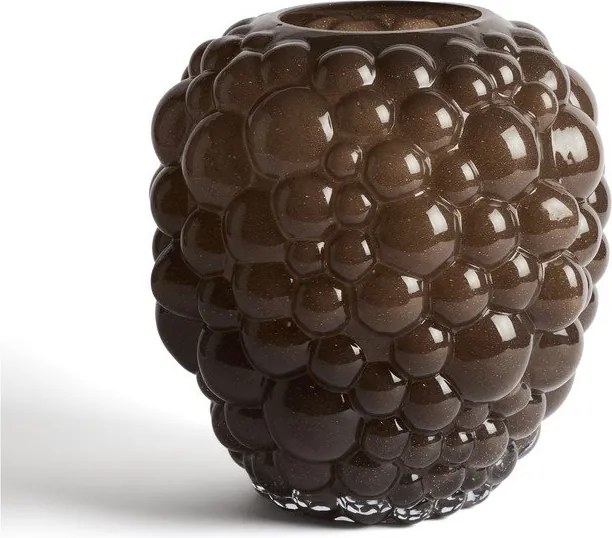Hnědá skleněná váza (výška 30 cm) Mure – Kave Home