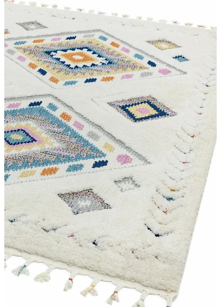 Béžový koberec Asiatic Carpets Rhombus, 120 x 170 cm
