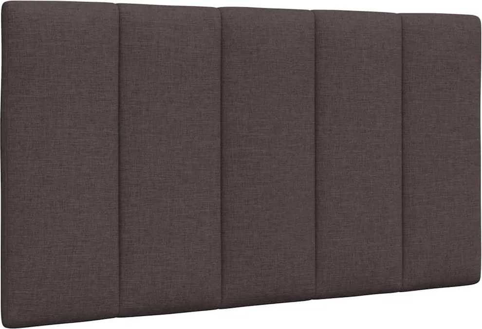Rám postele bez matrace Hanko tmavě hnědá 80 x 200 cm textil 3310352