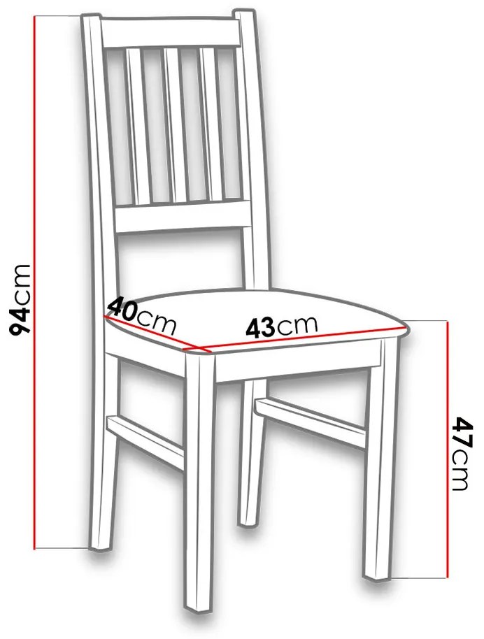 Židle do kuchyně EDON 400 - bílá / béžová