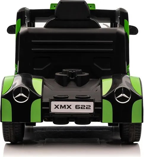 LEAN CARS Elektrické autíčko Mercedes XMX622, LED světla, dálkové ovládání, zelené