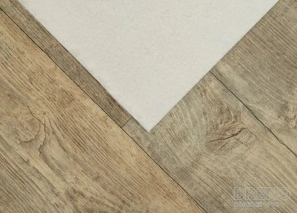 Breno PVC SUPERTEX Argentina 542 – tmavší rustikální dřevo, šíře 400 cm
