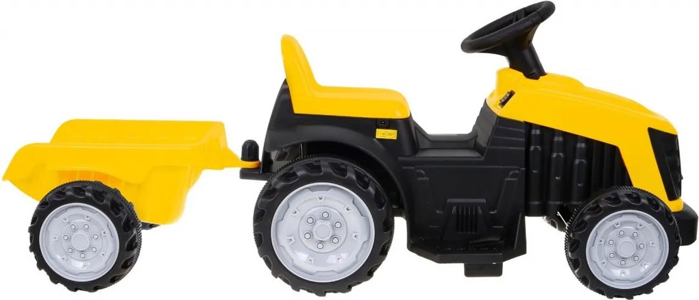 Ramiz Traktor s přívěsem žlutý
