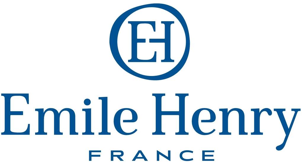 Emile Henry Hrnec kulatý s poklicí 28 cm antracitový Charcoal
