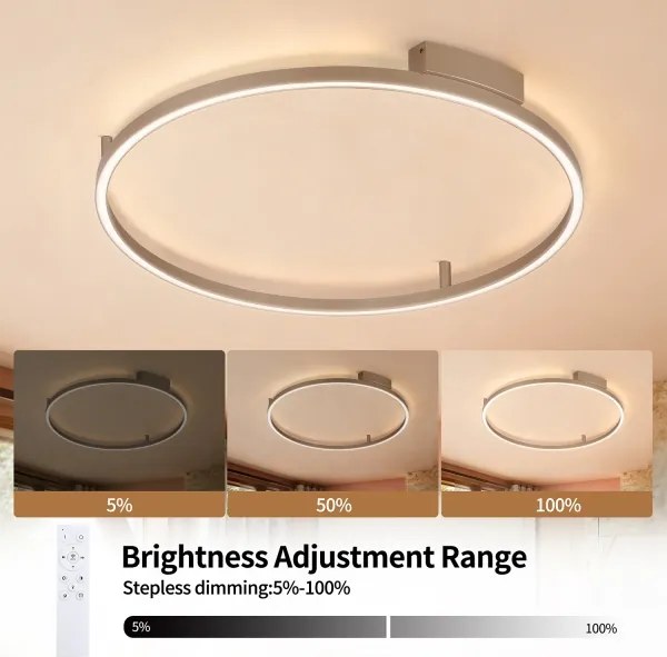 Brilagi - LED Stmívatelné svítidlo PORTOFINO LED/60W/230V pr. 80 cm béžová + DO