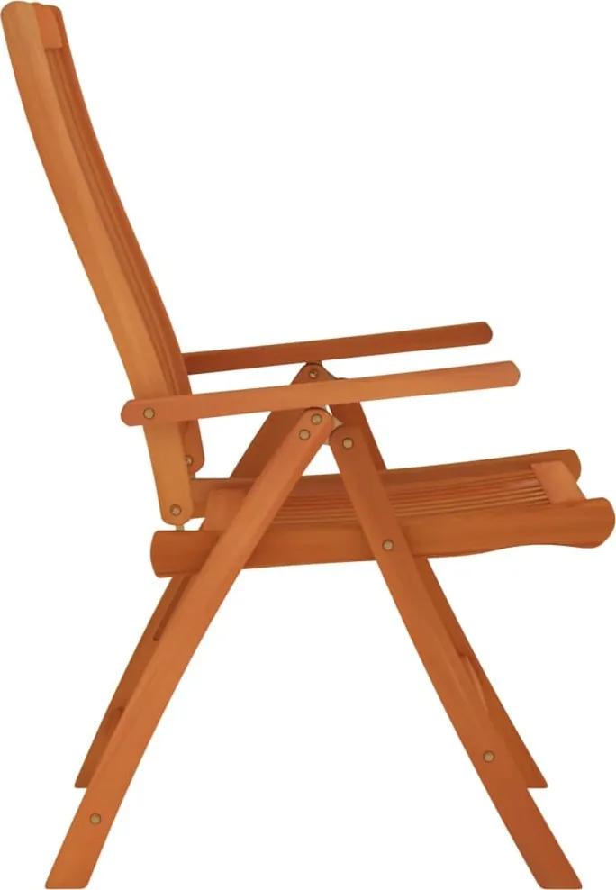 vidaXL Skládací zahradní židle 6 ks masivní eukalyptové dřevo [3087345]