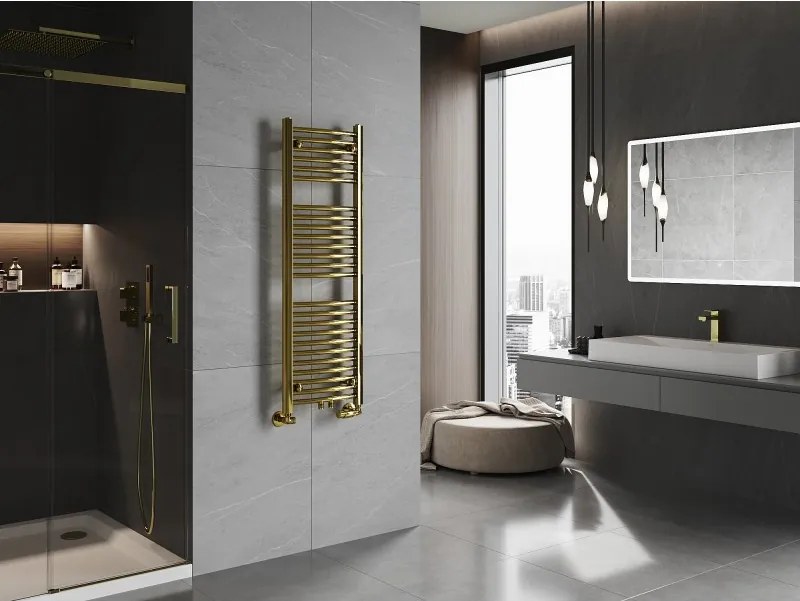 Mexen Ares, topné těleso 1200x400 mm, 349 W, zlatá lesklá, W102-1200-400-00-50