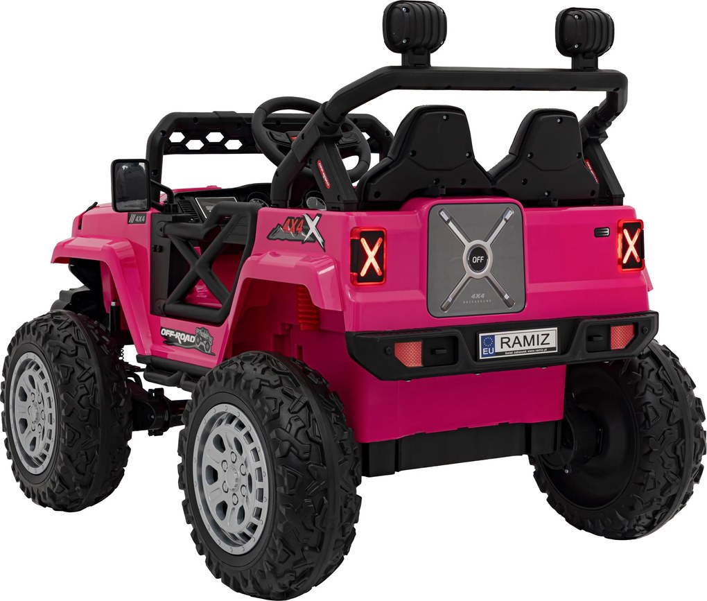 Ramiz Dětské elektrické auto OFF ROAD Speed Růžové