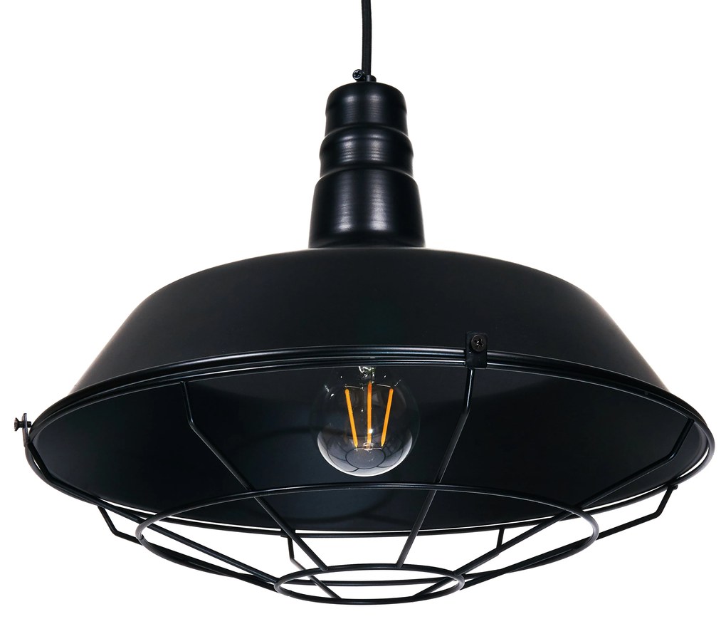 BERGE LED stropní svítidlo B7046 - E27 - černá