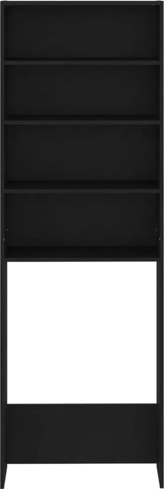 vidaXL Skříňka nad pračku 64 x 24 x 190 cm [808405] Barva: bílá s vysokým leskem